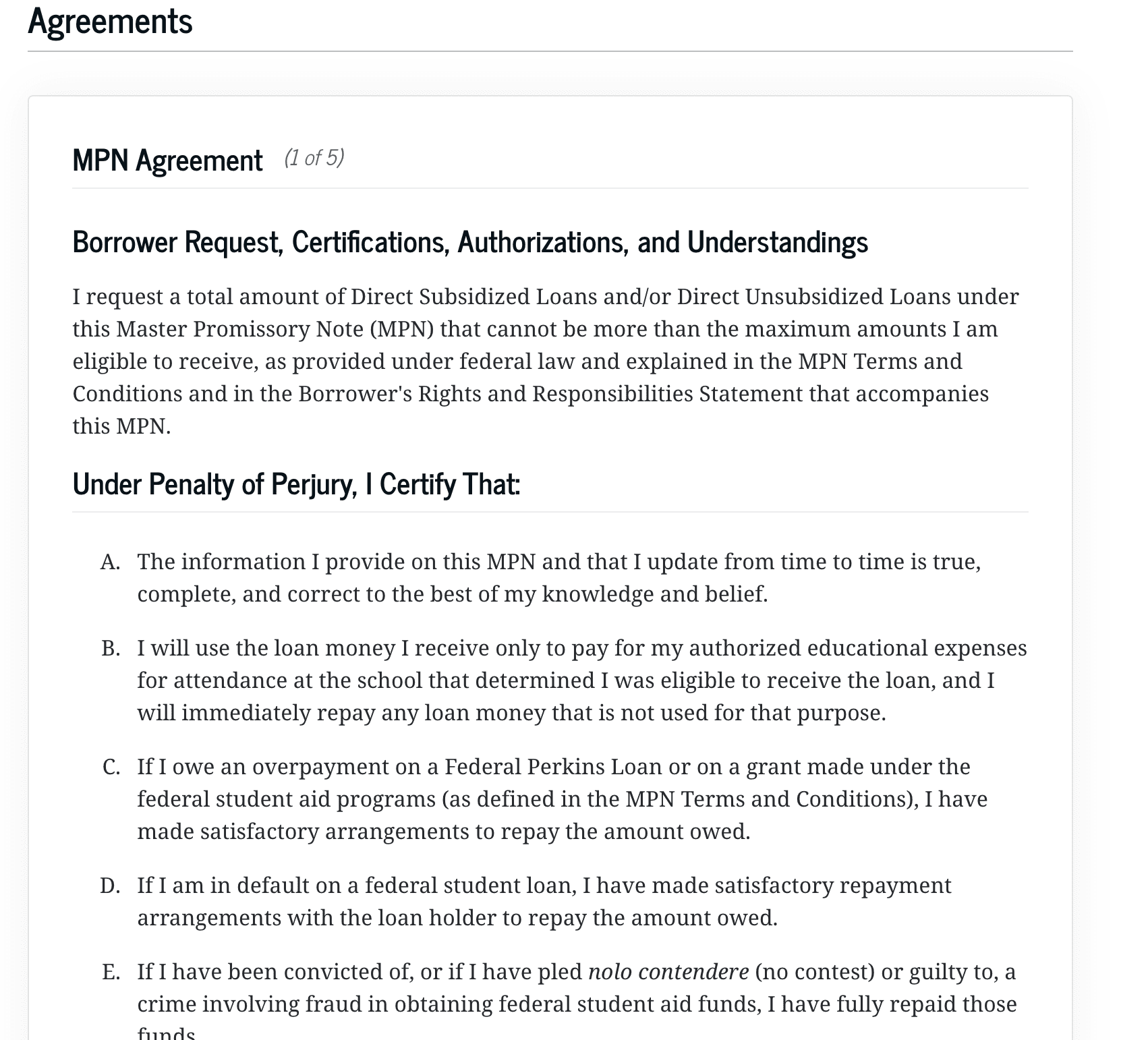Federal Direct Student Loan Entrance Counseling and Master Promissory ...