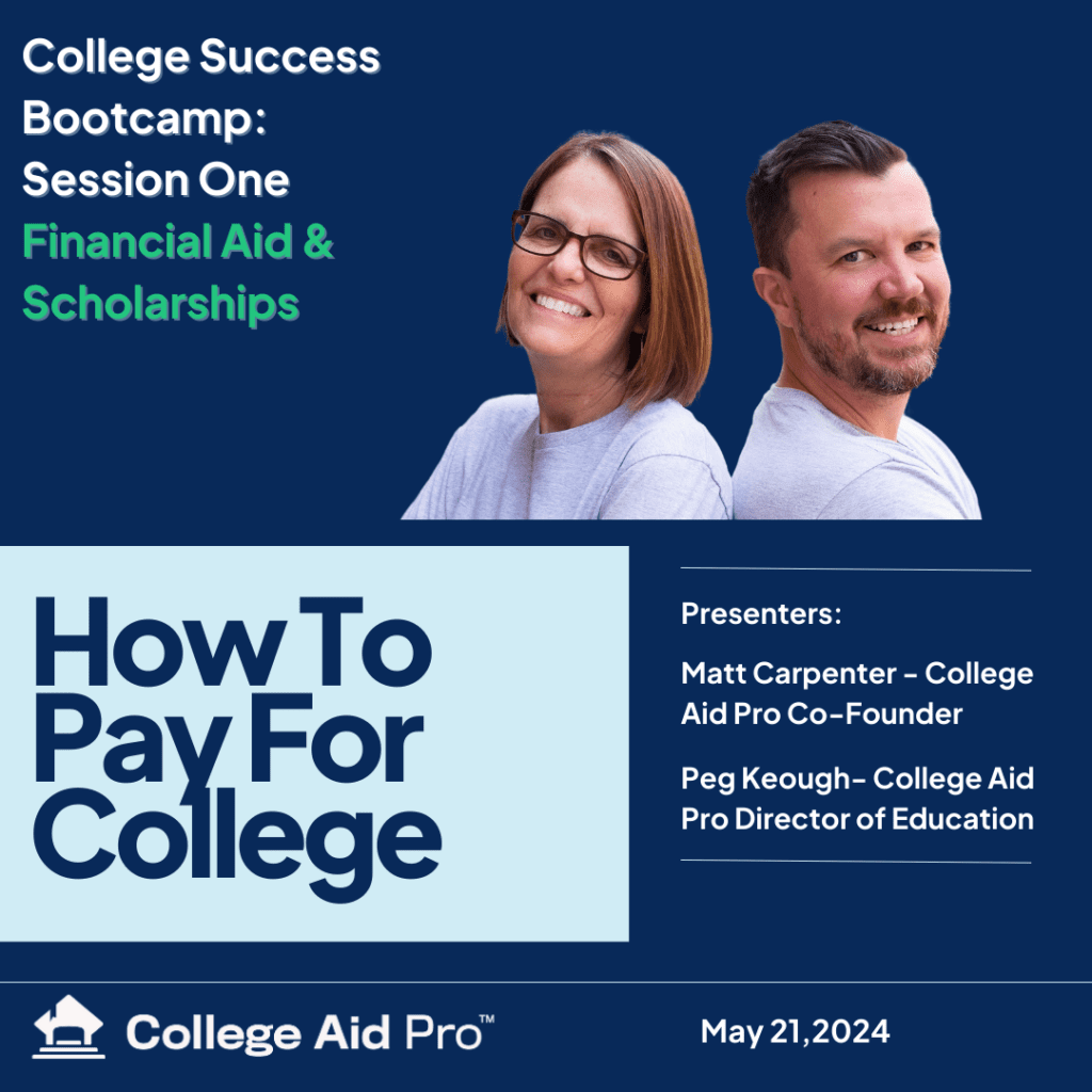 FREE College Success Bootcamp for parents