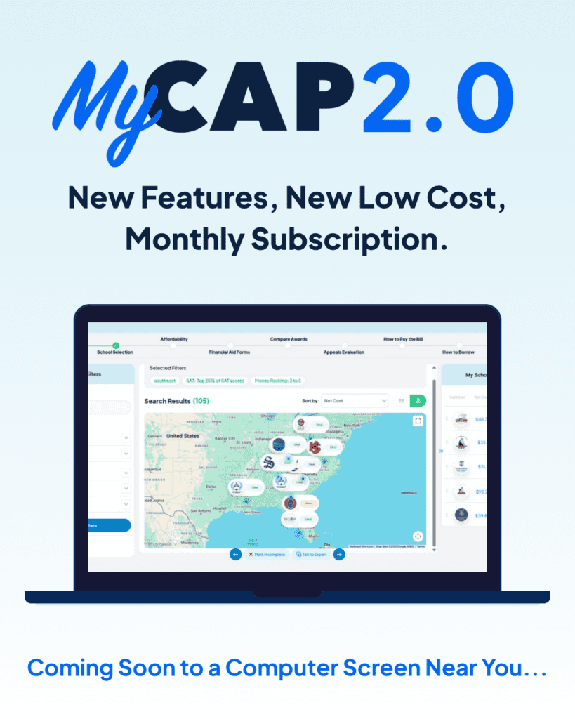 Introducing MyCAP 2.0! - College Aid Pro